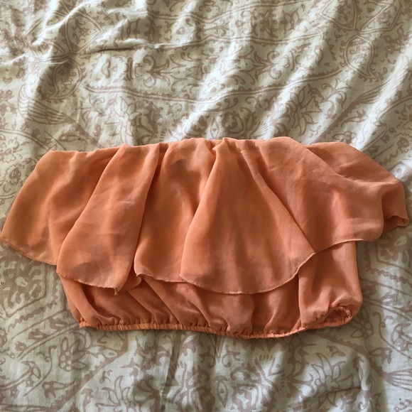 Stella & Dot | Tops | Coral Colored Tube Top By Stella | Poshmark